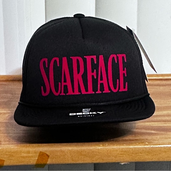 Decky | Accessories | Scarface Tony Montana Snapback Logo Decky Flat ...